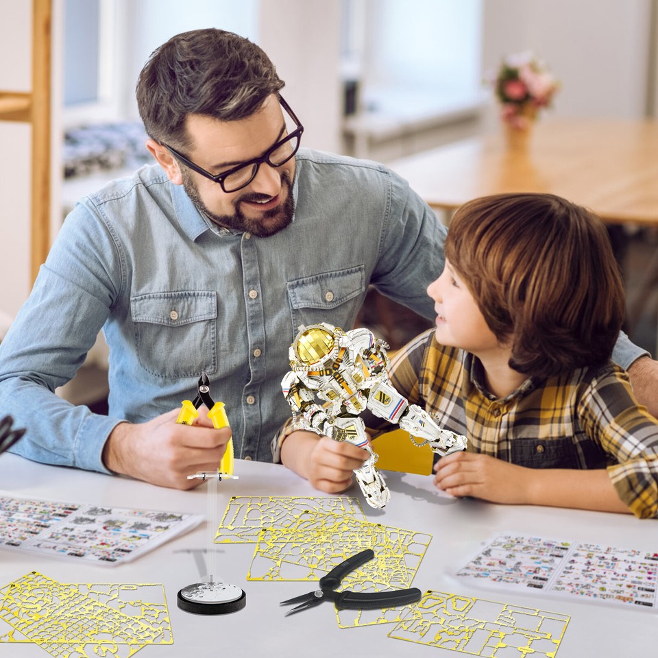 Piececool 3D Model Kits For Adult Taikonaut Metal Model Puzzle Kits ...