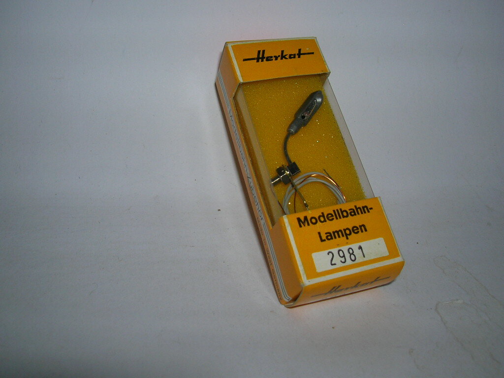 Herkat Spur H0 Modellbahnlampen 1:87 Art. 2981 Neu+OVP | eBay