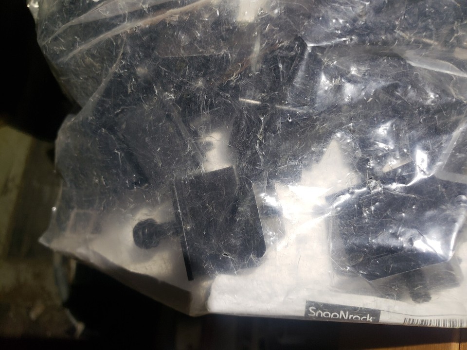 Solar Racking, Snap N rack 242.02068 Top down End clamps, black, 4 pack ...