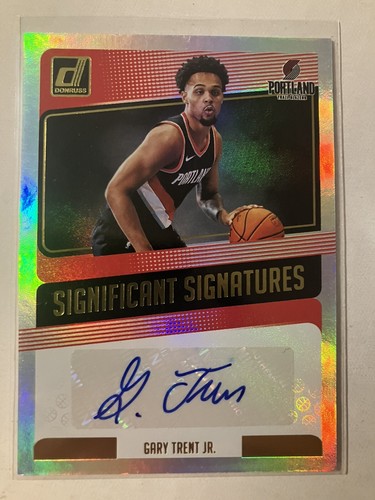 GARY TRENT JR. 2018-19 Panini Donruss Significant Signatures Rookie ...