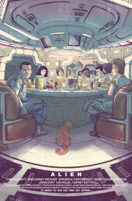 Alien Jonesy Title Variant Movie Poster Giclee Print Art 24x36 Mondo ...