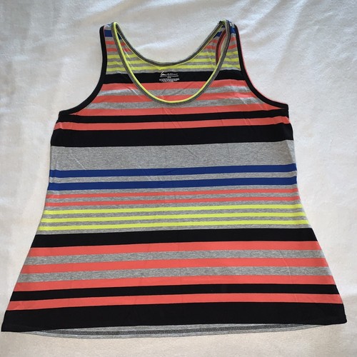 Lane Bryant Racerback Tank multicolor Stripe Size 22/24 | eBay