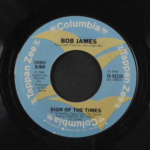 BOB JAMES: sign of the times / enchanted forest Tappan Zee Records 7 ...