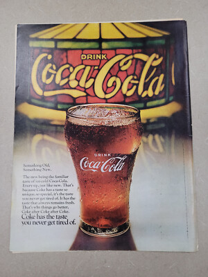 1968 Vintage Coke Coca Cola Soda Original Magazine Ad Something New ...