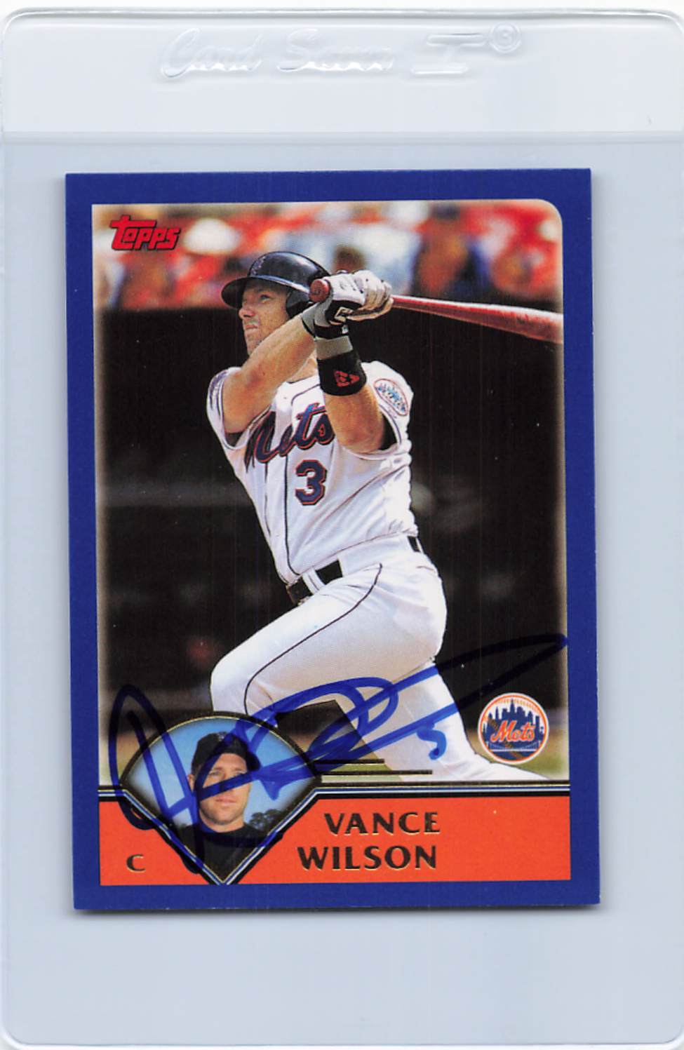 2003 Topps #441 Vance Wilson Mets Signed Auto *J1885 | eBay