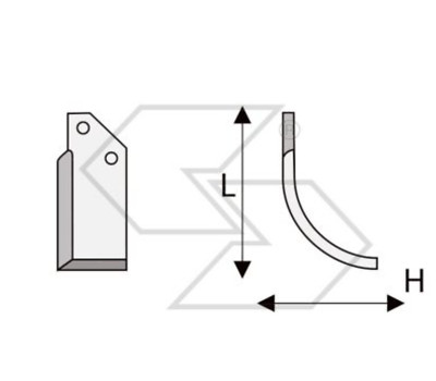 20 X Hacken Hacke Fräse Maurer 110-160 MZ6 H150 L168 Platte 70x7 Löcher ...