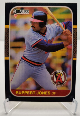 1987 Donruss #428 Ruppert Jones Angels Baseball Card | eBay