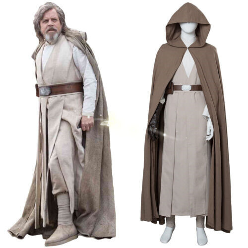 Star Wars The Last Jedi Luke Skywalker Cosplay Costume Robe Cape | eBay