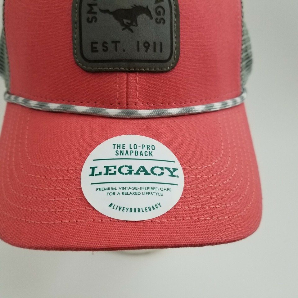 Legacy SMU MUSTANGS SOUTHERN METHODIST Trucker Hat One Size Adjustable ...