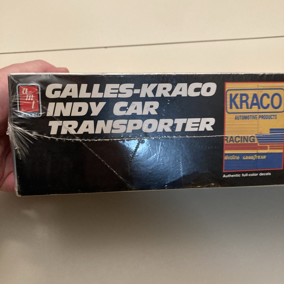 AMT Ertl 6018 1/25 Galles-Kraco Indy Car Transporter Trailer Plastic ...