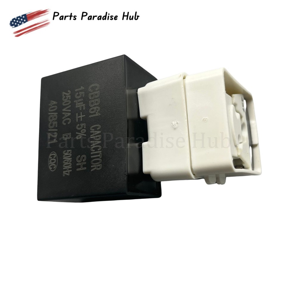 Refrigerator Compressor Start Relay & Capacitor W10613606 Fit Whirlpool ...