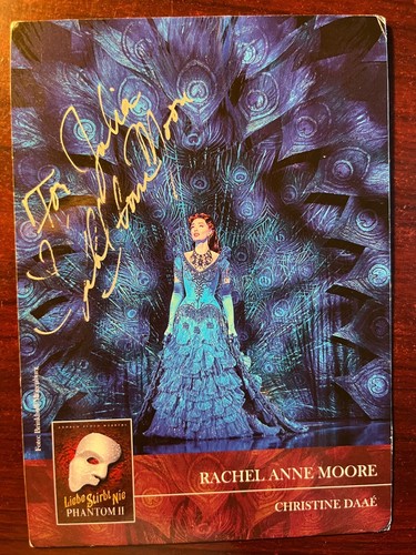 Rachel Anne Moore Autograph Photo Card 6x4 Phantom of the Opera Actress ...
