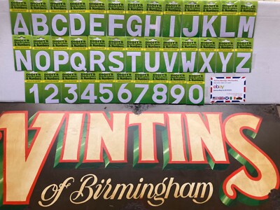 wheelie Bin Stickers / Numbers / number plates ( WHITE) | eBay UK