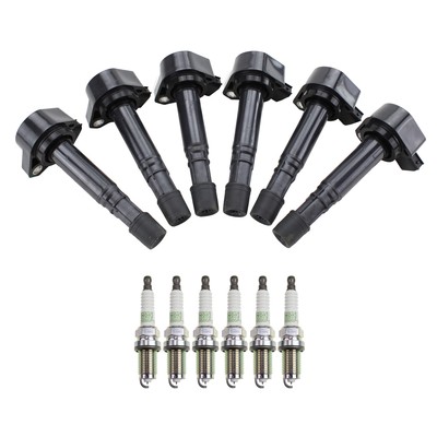 NGK 6 Ignition Coil 6 G-Power Platinum Spark Plugs Kit For MDX Pilot ...