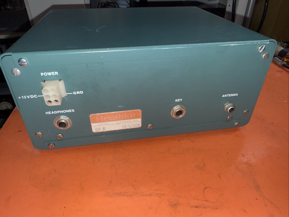 Heathkit HW-8 Transceiver Worked On 40m 1 Watt Out CW Contact OH TO FL ...