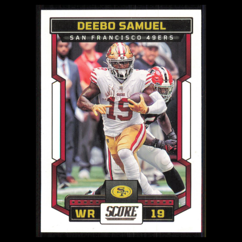 Deebo Samuel #170 2023 Score San Francisco 49ers Football Card NFL NM ...