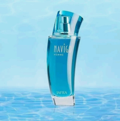 Jafra Navigo Homme Eau De Toilette Spray For Men 3.3 Fl.oz & Free Mini ...