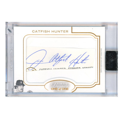 2020 Topps Dynasty Catfish Hunter Autograph | eBay
