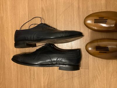 Mens Allen Edmonds Strand Black Oxford 13 A Leather Shoes; Chernin ...