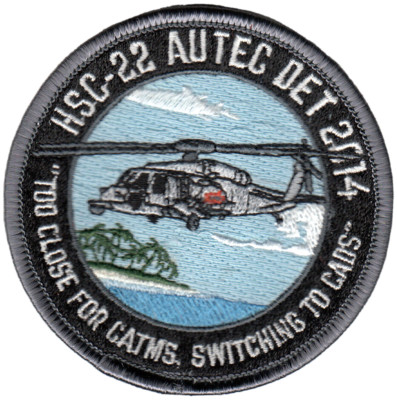HSC-22 AUTEC DET 2014 SHOULDER PATCH | eBay