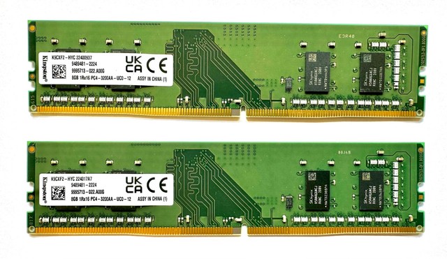 Kingston 8GB DDR4 SDRAM 3200MHZ Desktop Memory RAM (K9CXF2-HYC) x2 ...