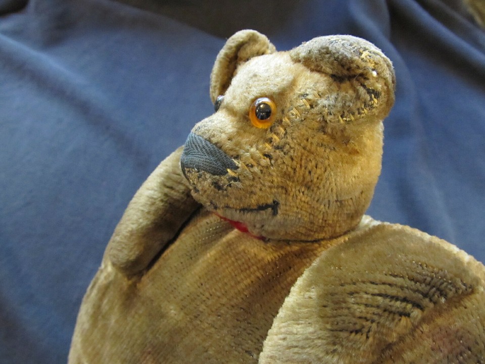 Antique Childs Teddy Bear Hand Muff 11" Tall | eBay