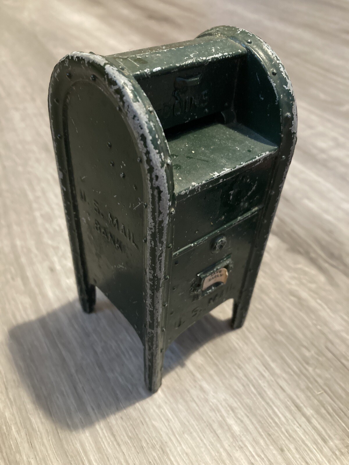 Vintage metal U.S. Mail Box Bank Mail #24 | eBay