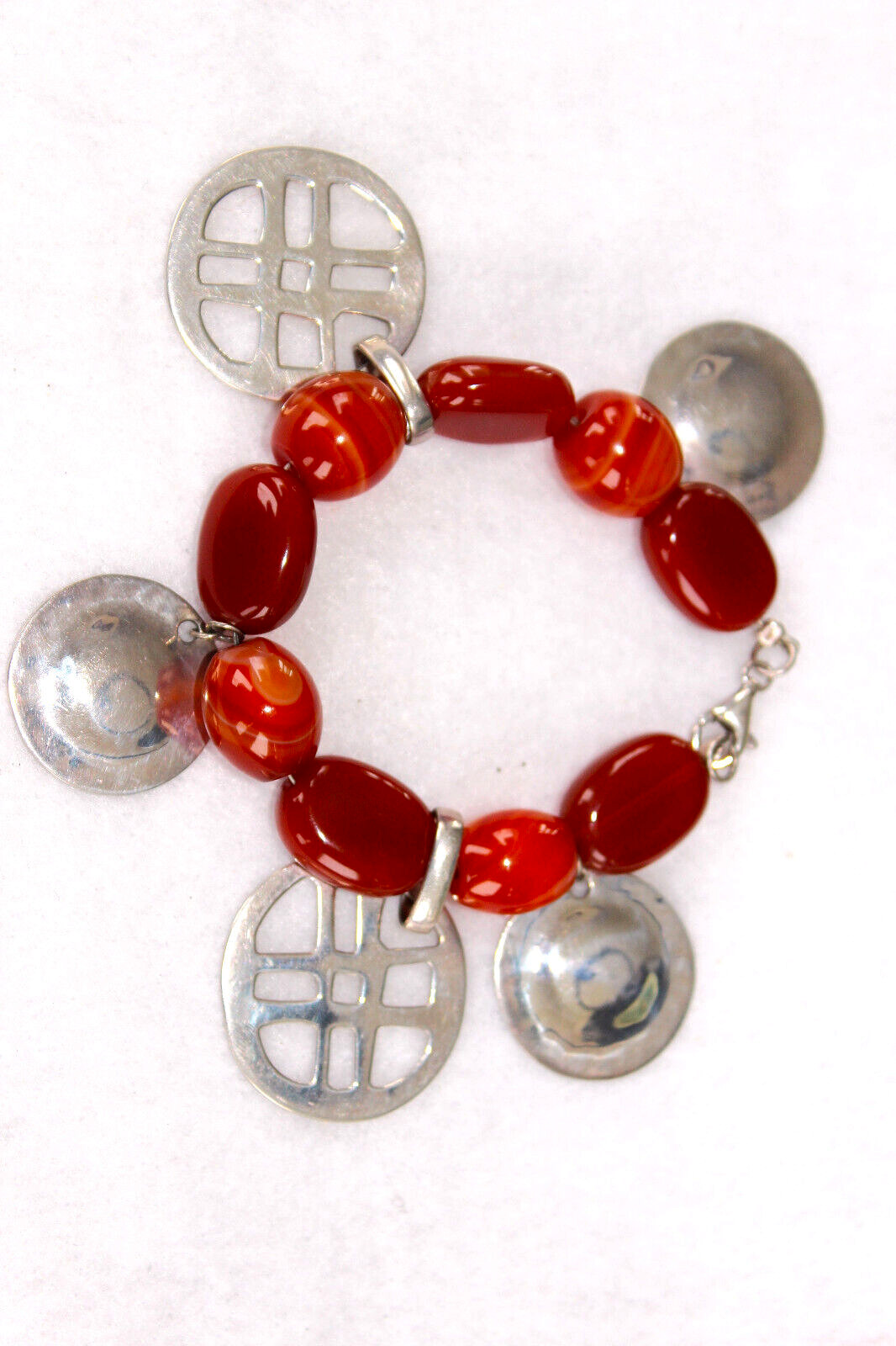 RLM Studio Robert Lee Morris Agate, Carnelian, Hammer… - Gem