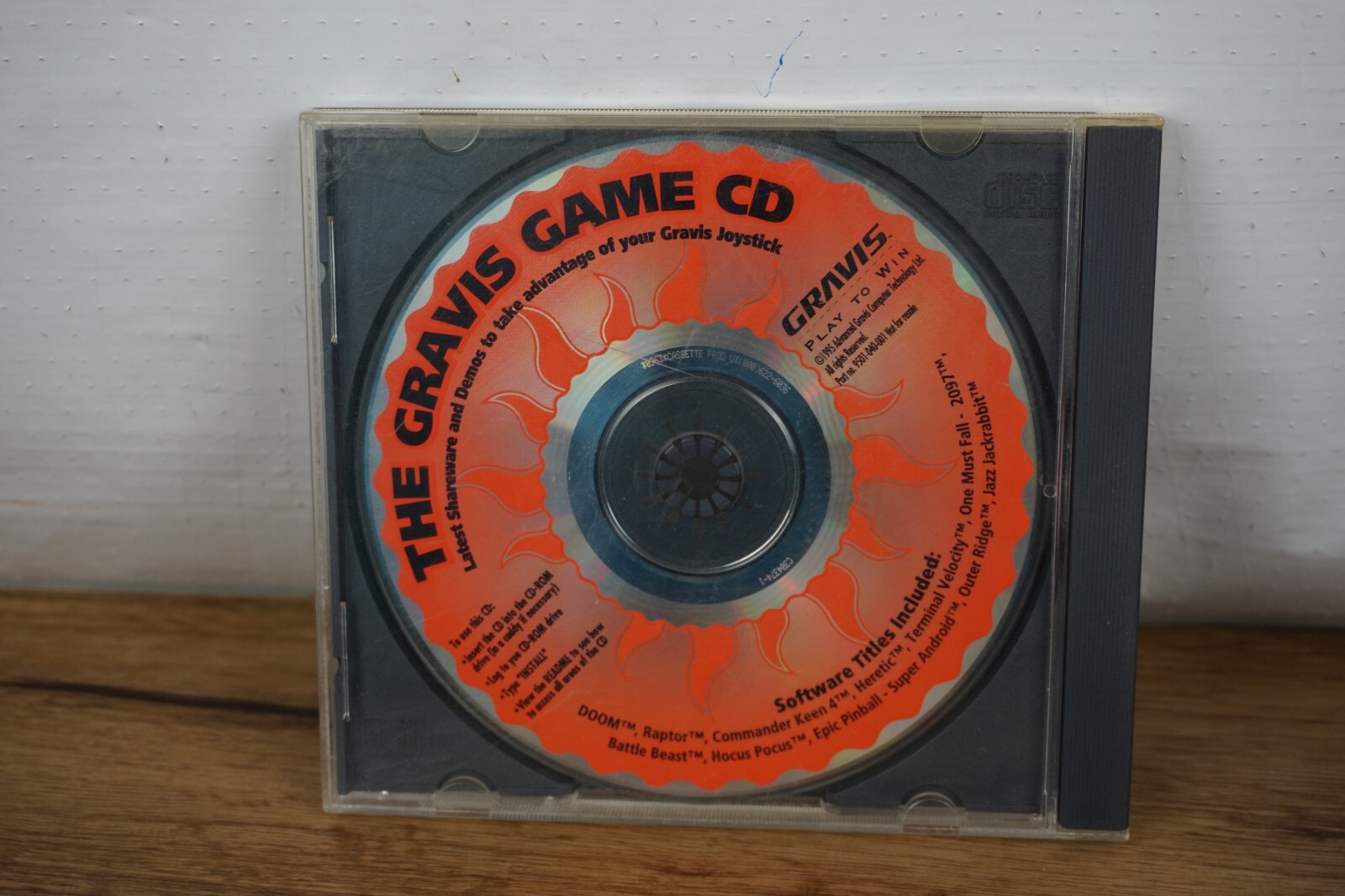 the gravis game cd pc - Shareware demos: DOOM Epic Pinball Jazz ...