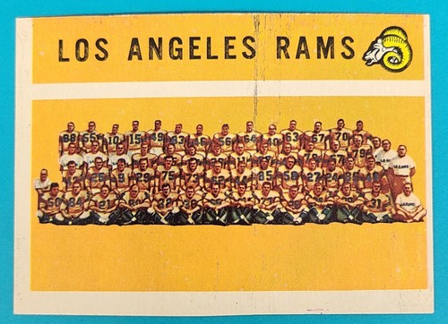 1960 Topps #71 Los Angeles Rams Team Checklist FOOTBALL Card Z7 | eBay