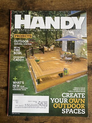 Vintage June/July 2012 Handy Handyman Club Magazine DIY Home ...
