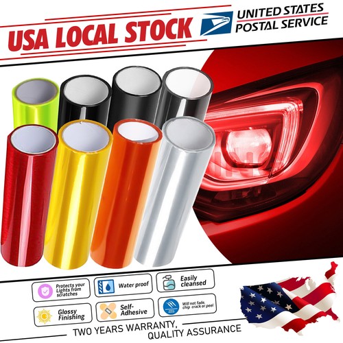 Premium Color Smoke Tint Headlights Tail Lights Fog Lights Vinyl Gloss ...