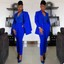 Royal Blue Women Suits Plus Size Ladies Party Work Office Wear Outfits ...