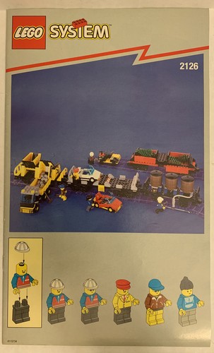 Lego Train Cars 2126 Manual only. Vintage 1997 | eBay