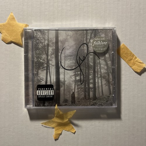 Taylor Swift SIGNED Folklore CD Authentic Sealed New | eBay