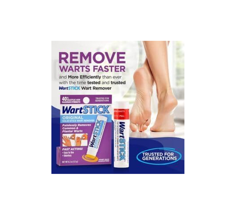 WartStick Maximum Strength Salicylic Acid Solid-Stick Common and ...