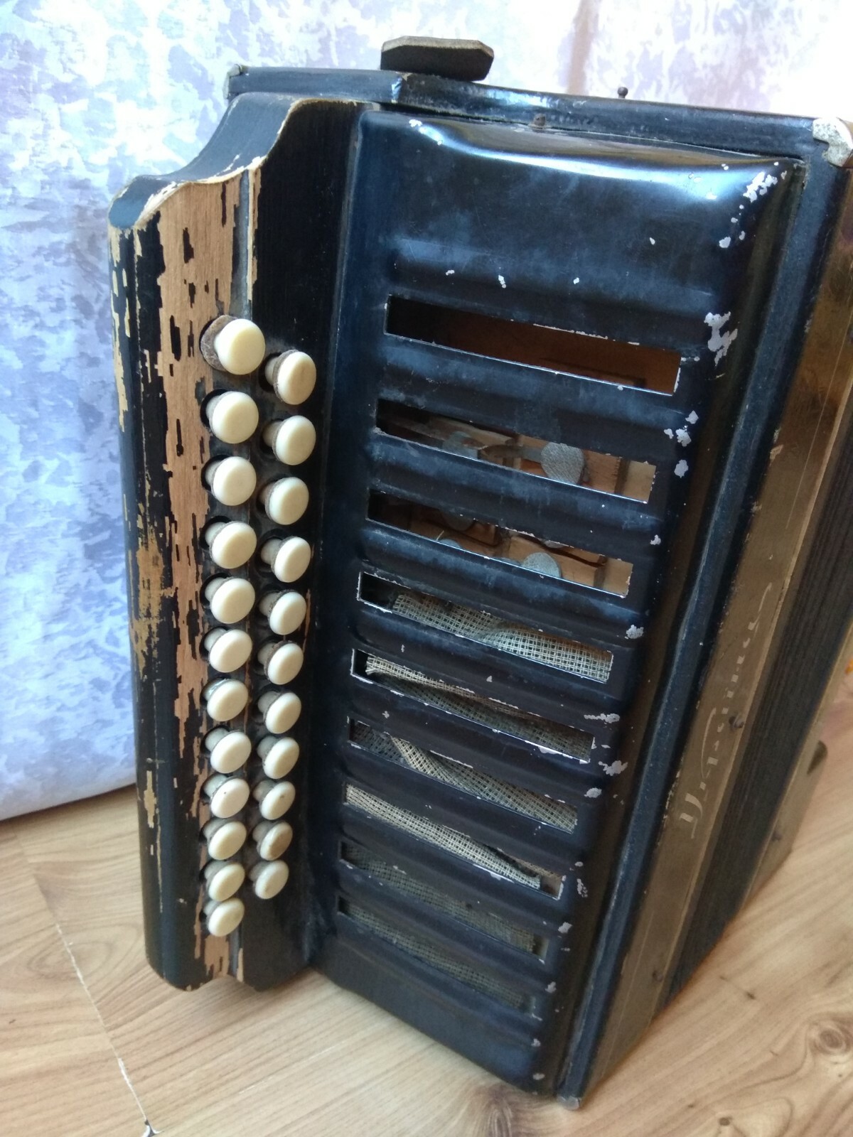 RARe SOVIET USSR Ukraine VINTAGE Accordion BAYAN BAJAN Musical ...