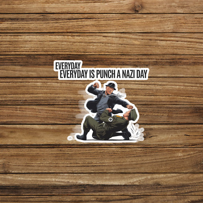 Everyday Is Punch A Nazi Day - Anti-Fascist Activism Sticker Art #2604 ...