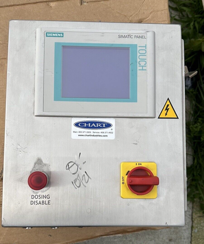 Chart industrial Siemens 6AV6 642-0BA01-1AX1 Touch Panel Doser control ...