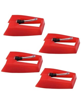 4 Pack Ruby Record Player Needle Turntable Stylus Replacement for ION ...