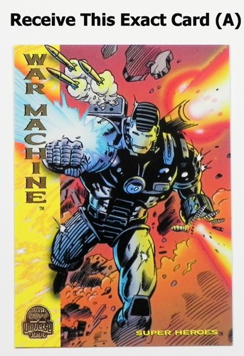 WAR MACHINE 1994 Marvel Universe PROMO Exact Card (A) _ SUPER HEROES | eBay