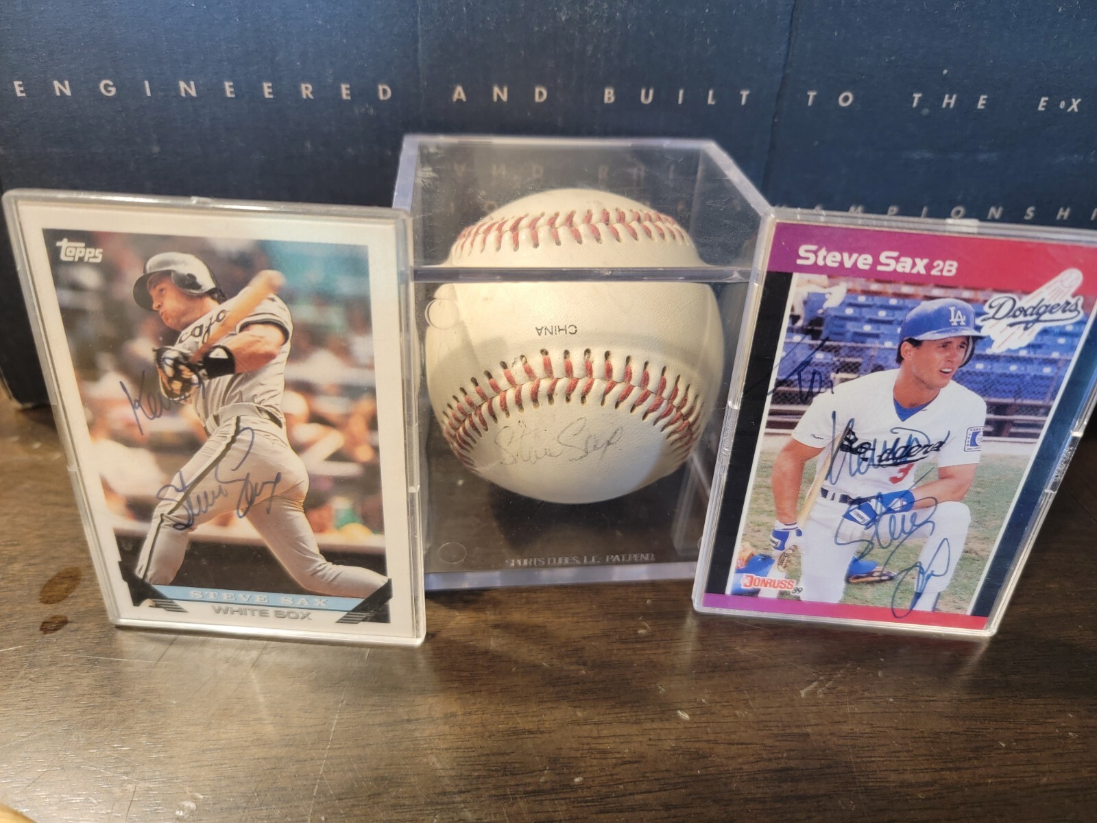 Steve Sax Autographed Baseball And Cards | eBay