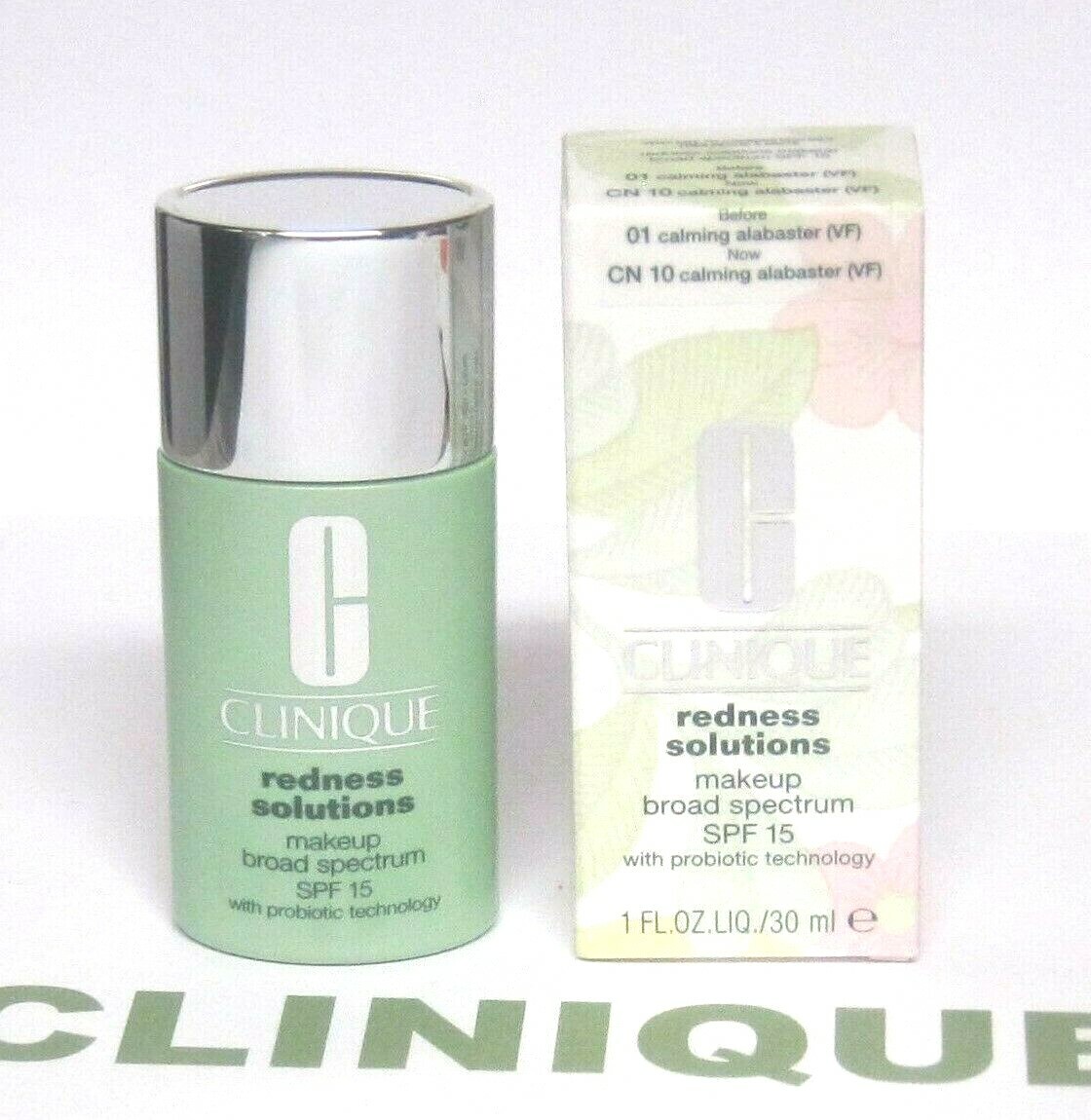 CLINIQUE Redness Solutions Makeup in "CALMING ALABASTER" (1oz/30mL ...