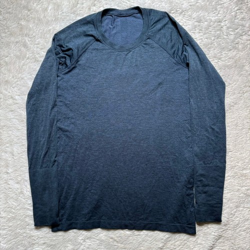 Lululemon Swiftly Tech Long Sleeve 2.0 Ink Blue / True Navy Size 8 EUC ...