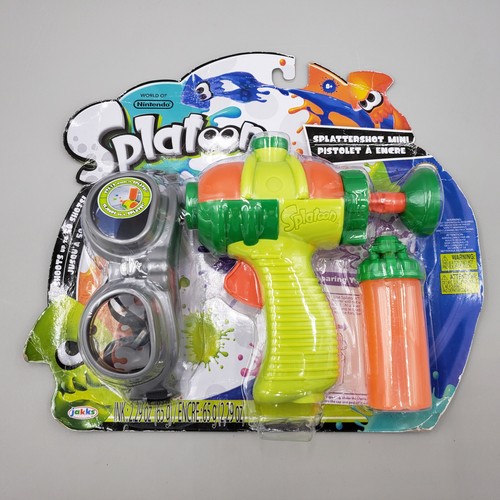 World of Nintendo Splatoon Splattershot Mini Playset Goggles Ink Tank ...