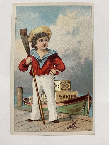 Vintage 1880 Pearline Washing Compound Trading Card | eBay