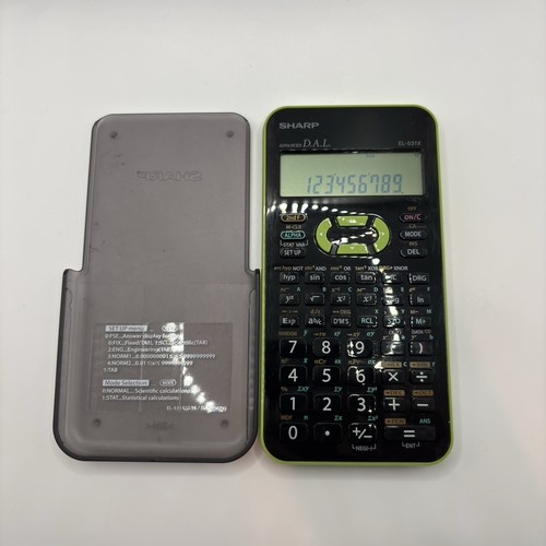 Sharp Advanced Calculator Gcse D.A.L. EL-531X Scientific Maths Advanced ...