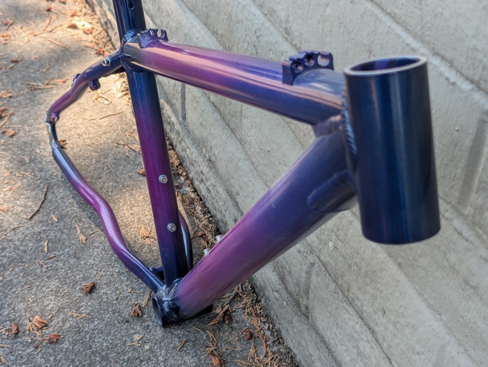 Custom Painted Kona Kula small 16" Easton Ultralight frame hardtail 26 ...