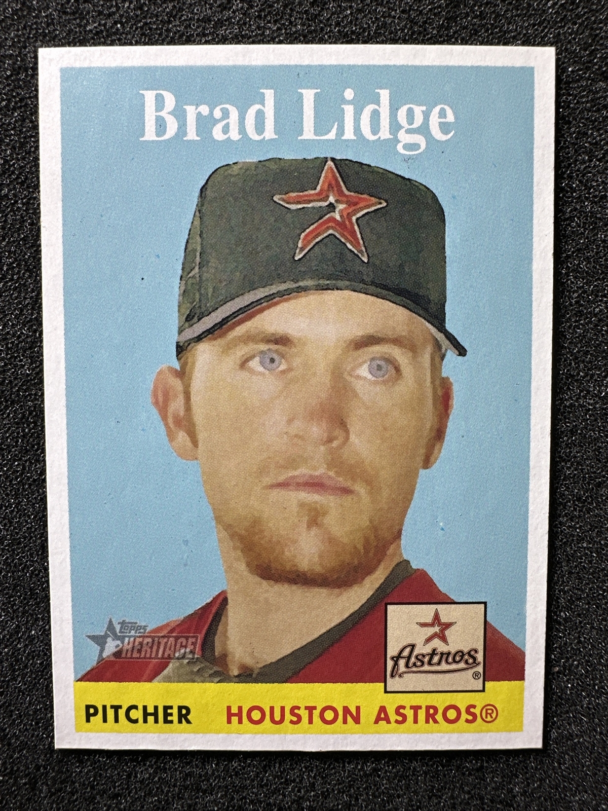 BRAD LIDGE #344 2007 Topps Heritage QTY Houston Astros | eBay
