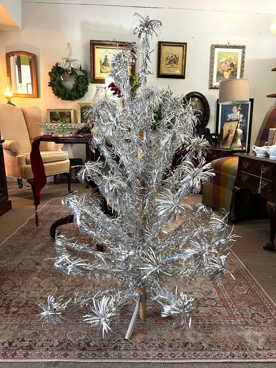 4 Ft Aluminum Christmas Tree Vintage Evergleam Aluminum Christmas Tree